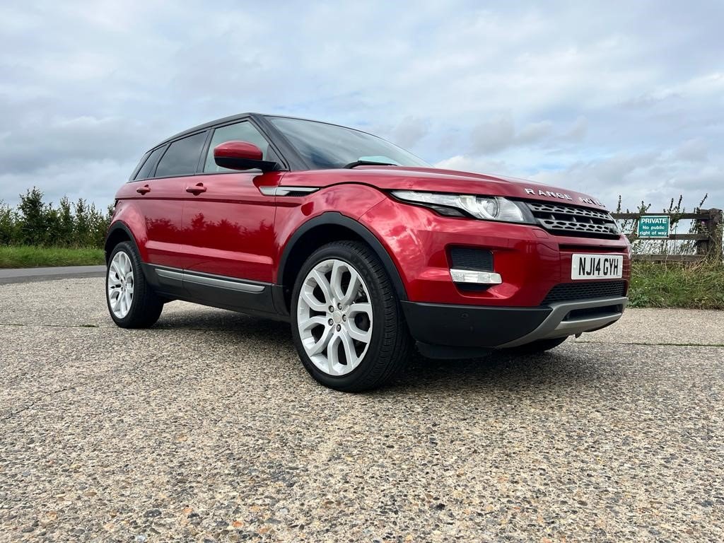 SOLD - Used LAND ROVER RANGE ROVER EVOQUE 2014 Red in Wingham, Kent ...